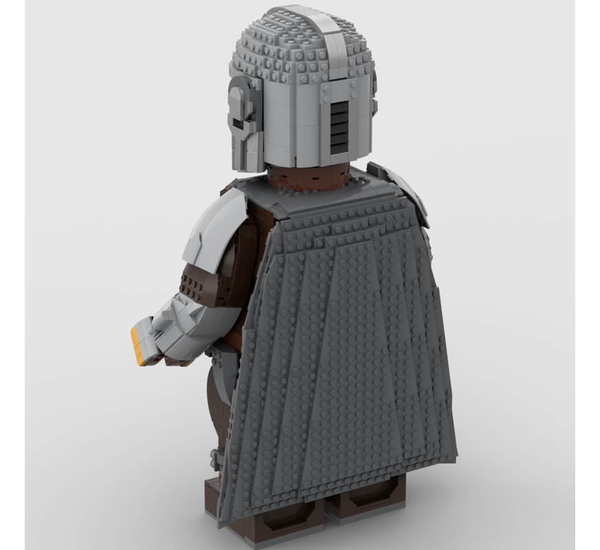 LEGO MOC The Mandalorian Mega Figure (fits official Lego Helmet) by ...