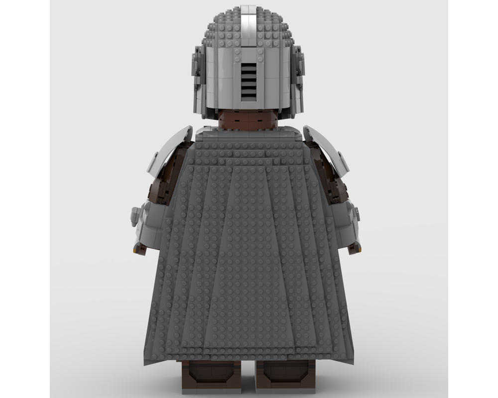 LEGO MOC The Mandalorian Mega Figure (fits official Lego Helmet) by ...