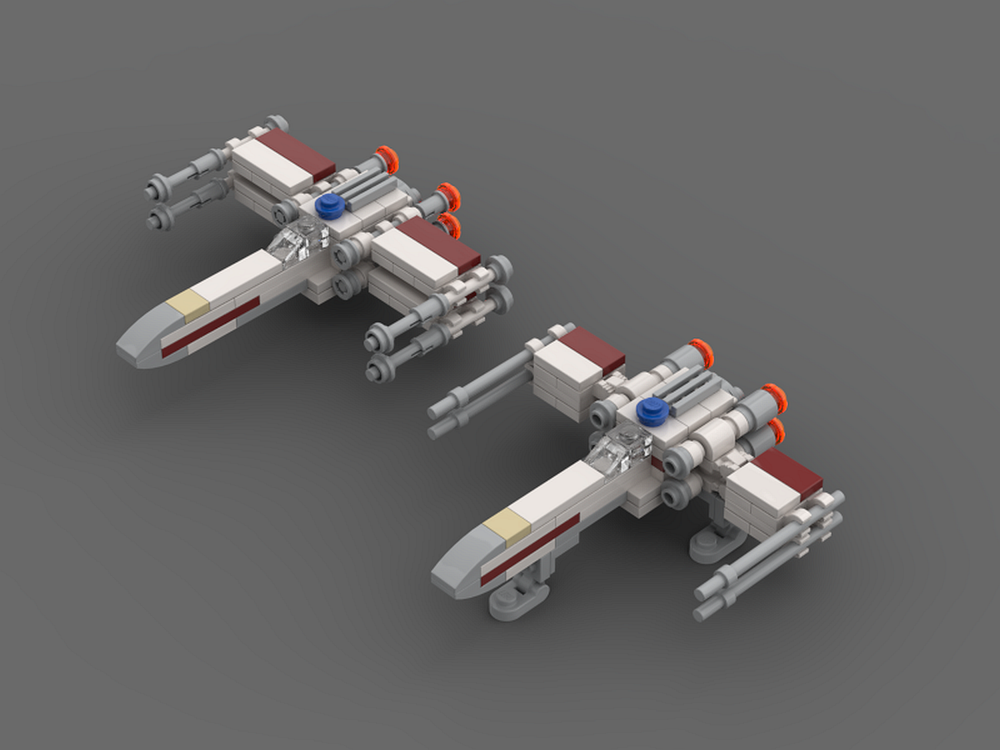 LEGO MOC Micro Scale Spaceships Pack 5in1 by obiwanklemmobi ...