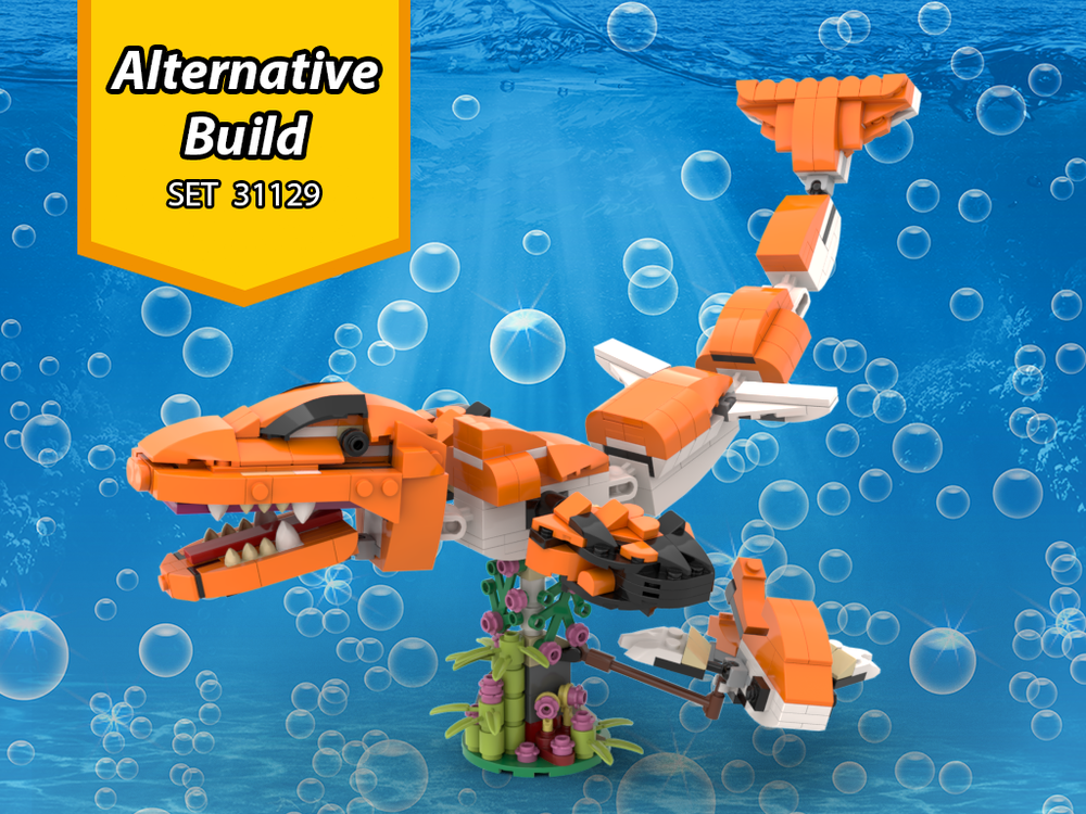 LEGO MOC Mosasaur 31129 Alternative Build by gabizon | Rebrickable ...