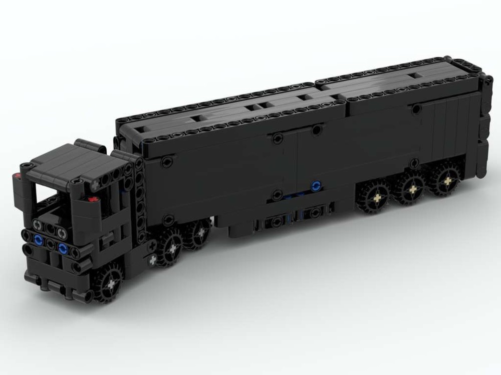 LEGO MOC Long Trailer Truck by Philtech | Rebrickable - Build with LEGO