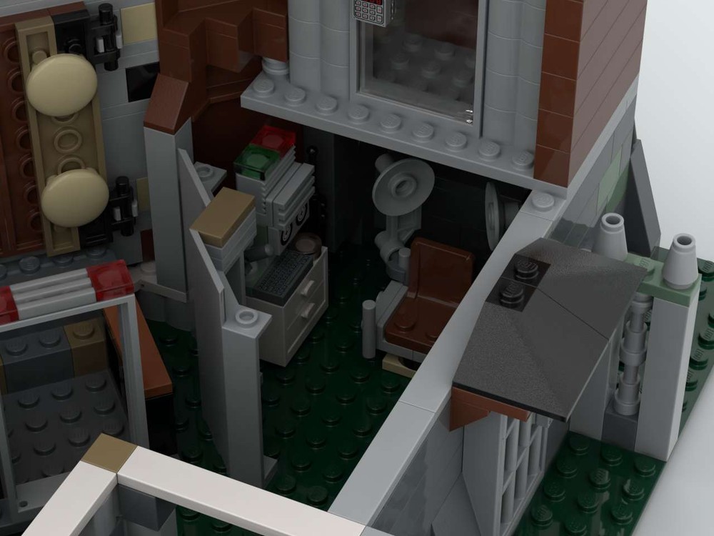 LEGO MOC Alter Arkham Asylum by Just Create | Rebrickable - Build with LEGO