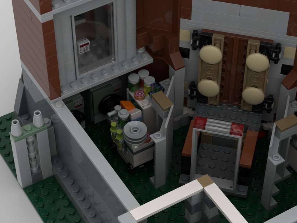 LEGO MOC Alter Arkham Asylum by Just Create | Rebrickable - Build with LEGO