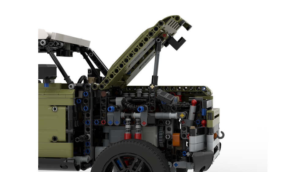 Lego Moc Motorised Defender V3 By Gamayun Rebrickable Build With Lego