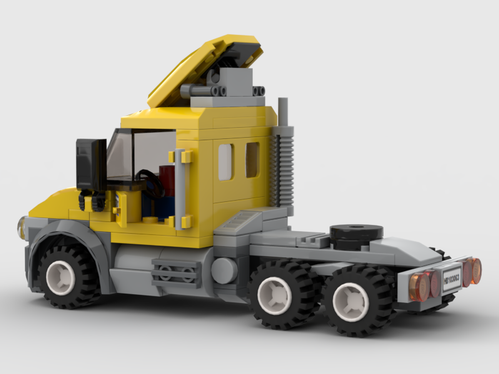 LEGO MOC STUDSKE Day Cab Truck by HaulingBricks | Rebrickable - Build ...