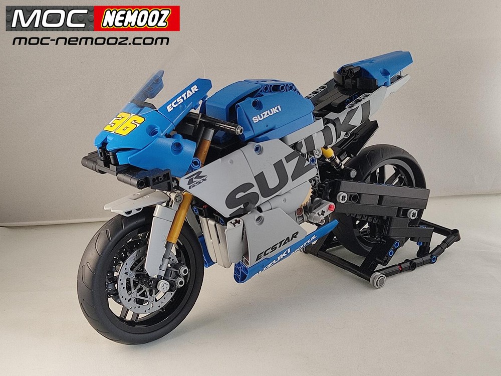 Lego Moc Suzuki Motogp By Moc Nemooz Rebrickable Build With Lego