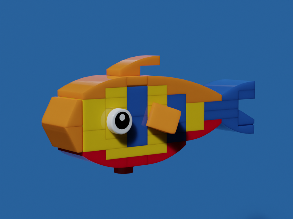LEGO MOC Fish by Nicole1 | Rebrickable - Build with LEGO