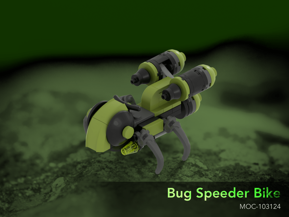 LEGO MOC Bug Speeder Bike by brampf | Rebrickable - Build with LEGO