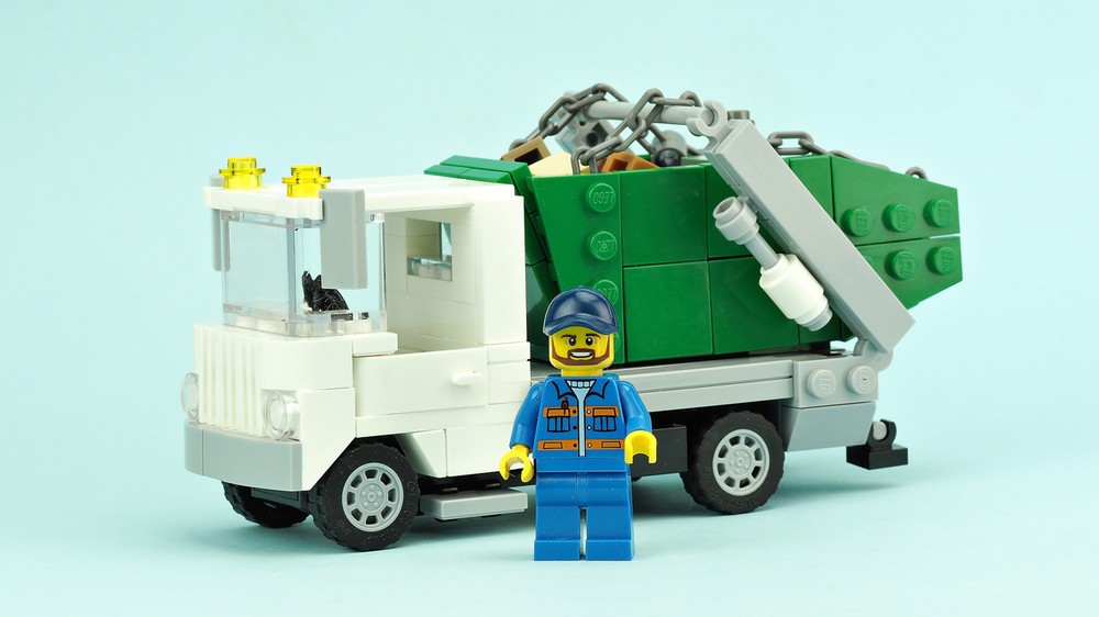 LEGO MOC Waste container transporter by De_Marco | Rebrickable - Build ...