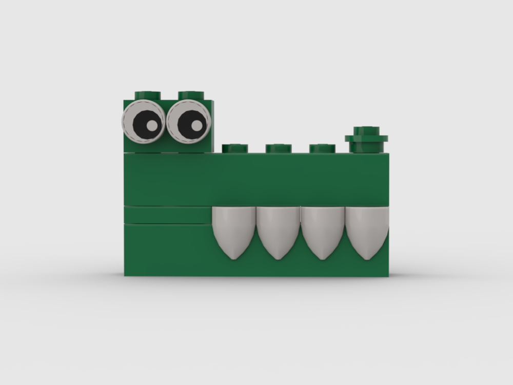 LEGO MOC Croco profile by Oldschool | Rebrickable - Build with LEGO