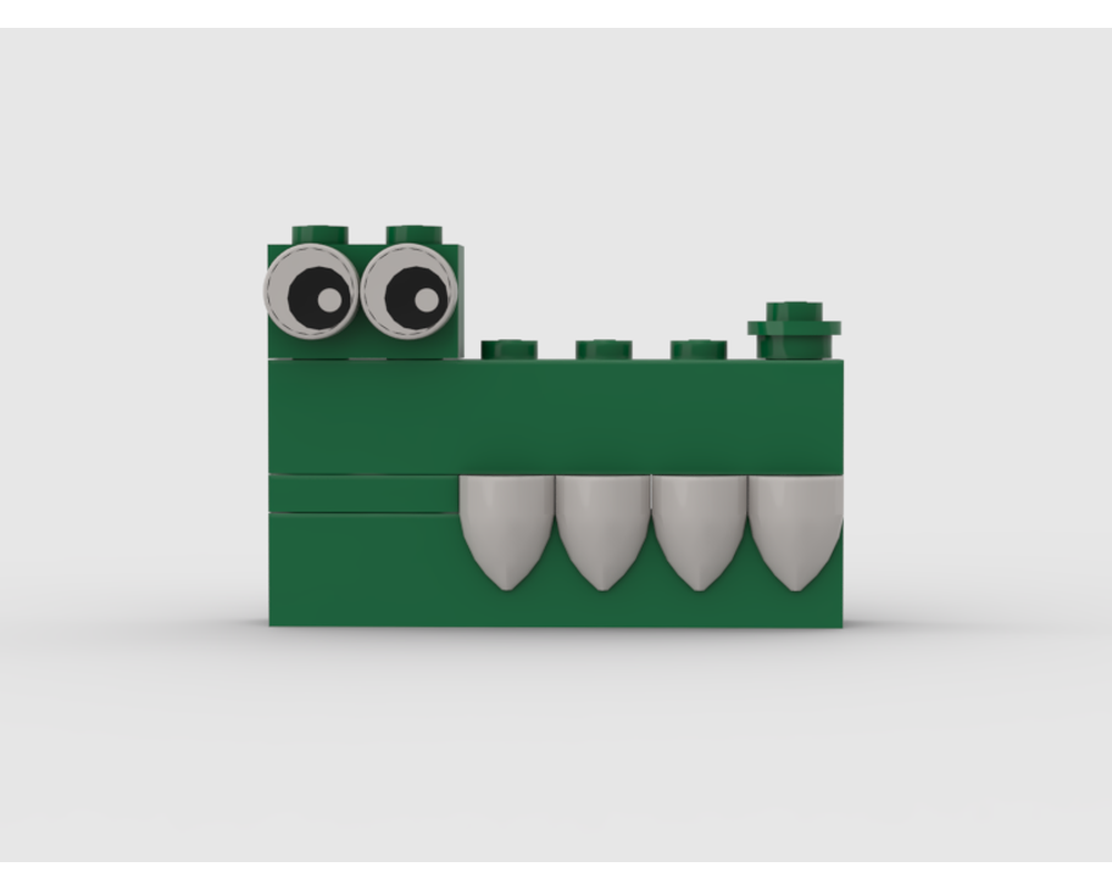 LEGO MOC Croco profile by Oldschool | Rebrickable - Build with LEGO