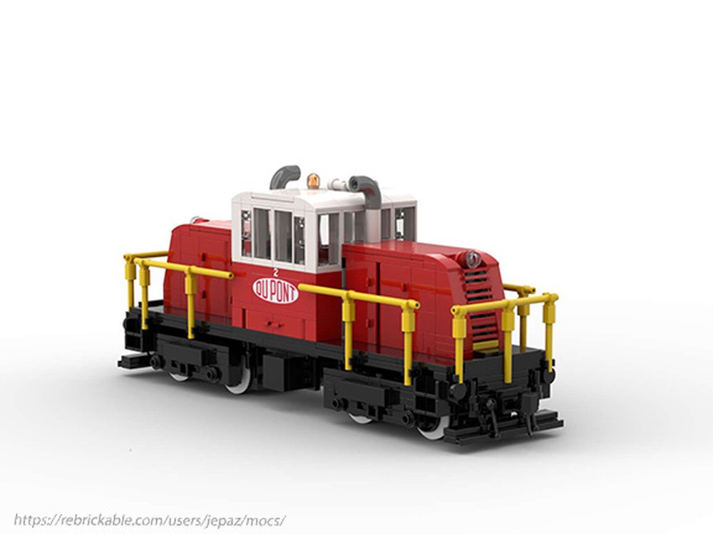 LEGO MOC Dupont Little Red GE 45 Ton Switcher by jepaz | Rebrickable ...