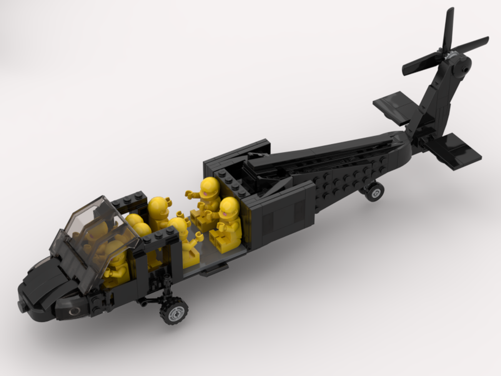 Lego Moc Uh 60 Blackhawk By Somerslego Rebrickable Build With Lego