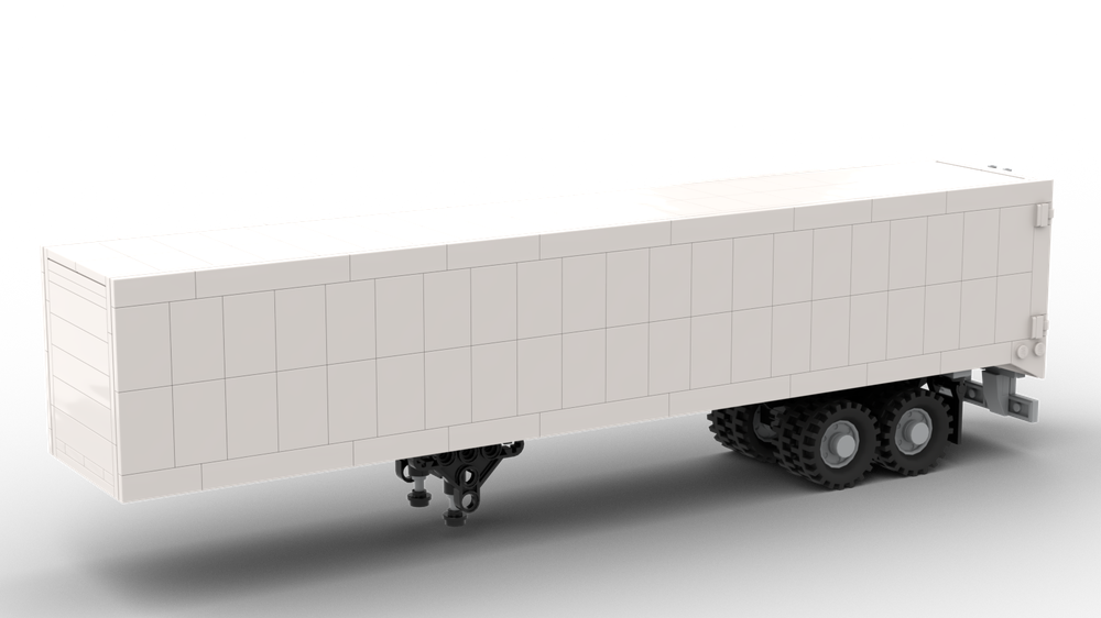 LEGO MOC 53ft Dryvan Trailer by Yellow.LXF | Rebrickable - Build with LEGO