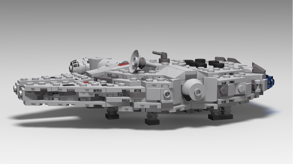 Lego Moc Micro Millennium Falcon By Ckakka2 Rebrickable Build With Lego