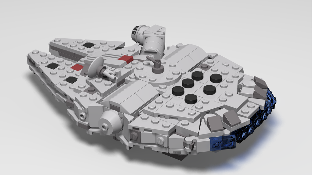 Lego Moc Micro Millennium Falcon By Ckakka2 Rebrickable Build With Lego