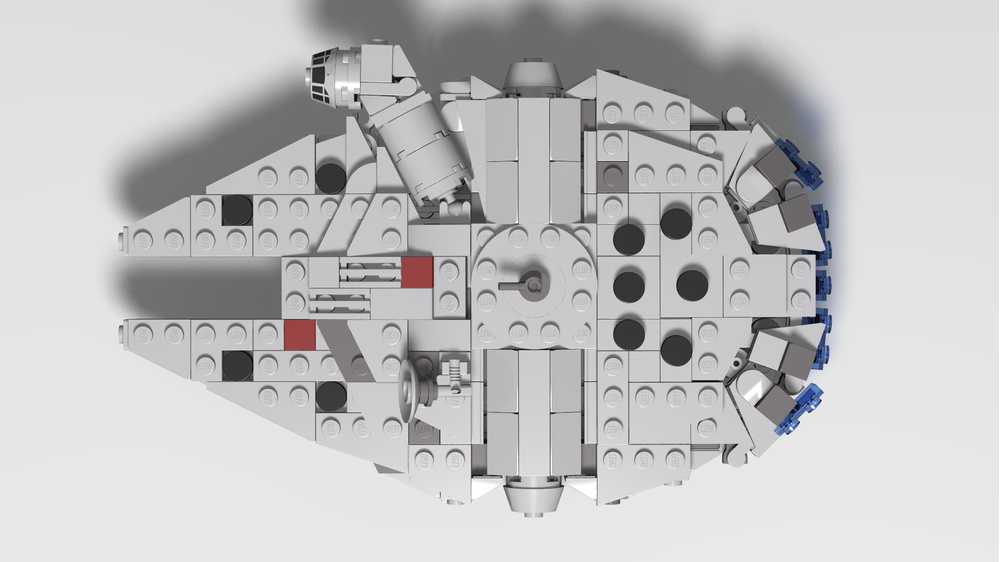 Lego Moc Micro Millennium Falcon By Ckakka2 Rebrickable Build With Lego