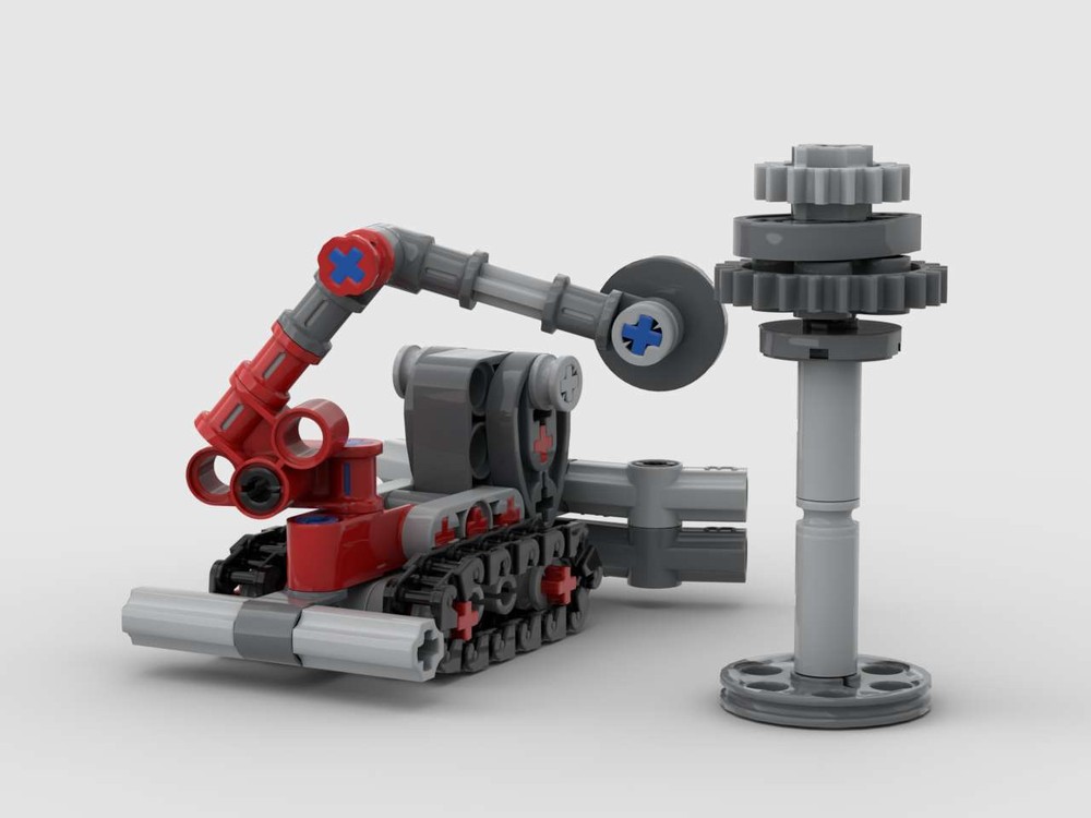 LEGO MOC 42132 Tiny Snow Groomer by Little_Thomas | Rebrickable - Build ...