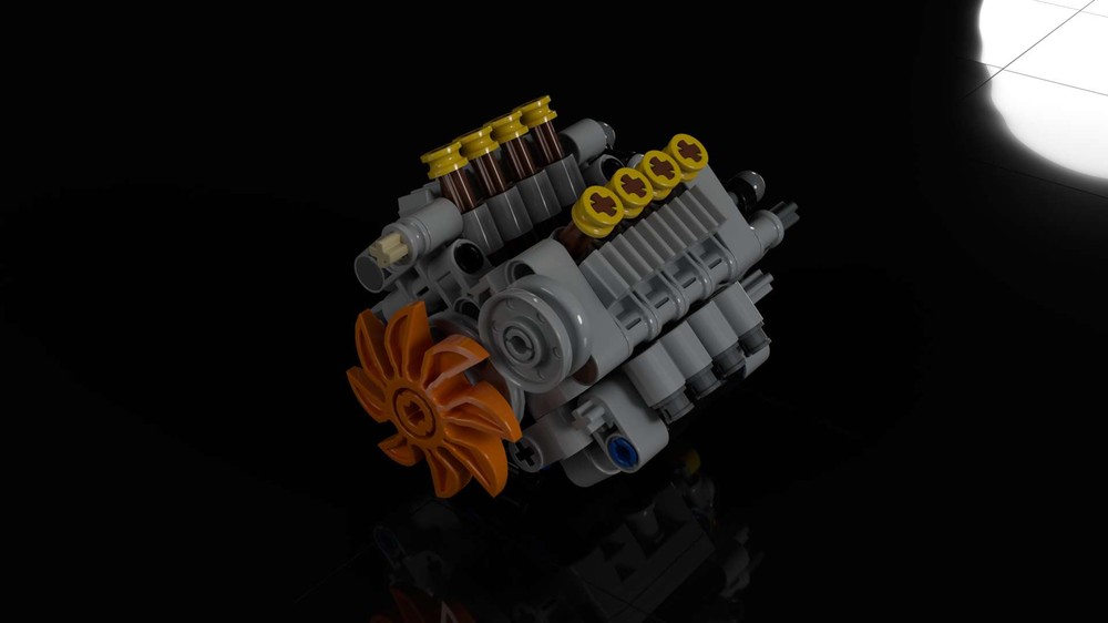 LEGO MOC LEGO V8 Engine by allgripped | Rebrickable - Build with LEGO