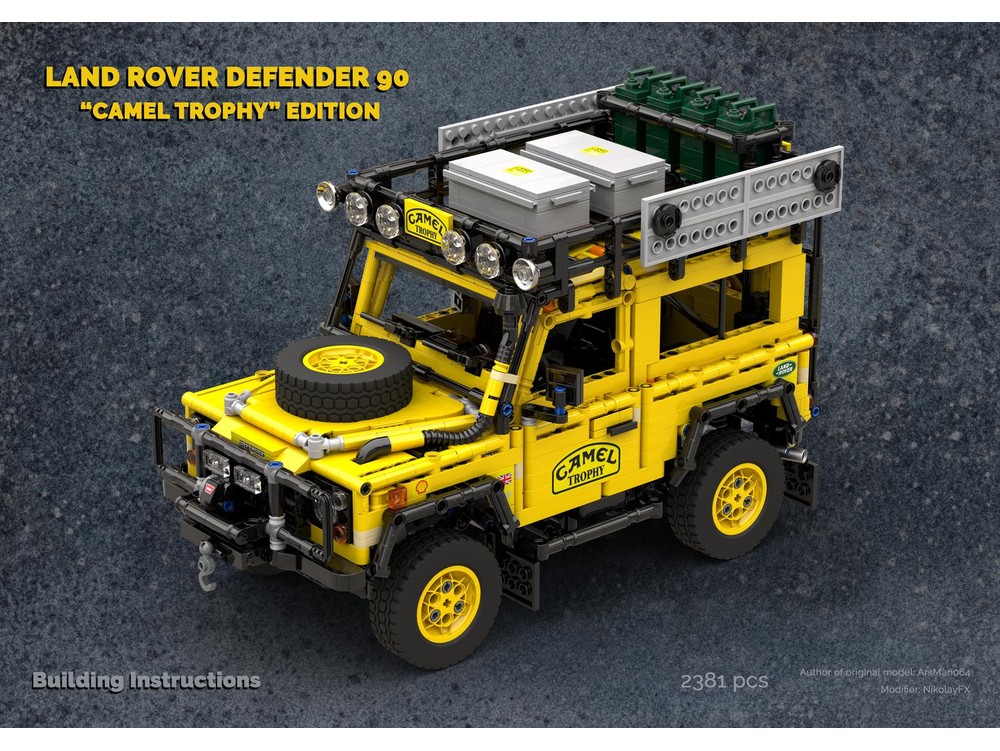 LEGO MOC Land Rover Defender 90 Camel Trophy Edition by NikolayFX ...