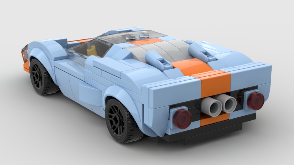 LEGO MOC Ford GT40 Mk1 by BrycCars | Rebrickable - Build with LEGO