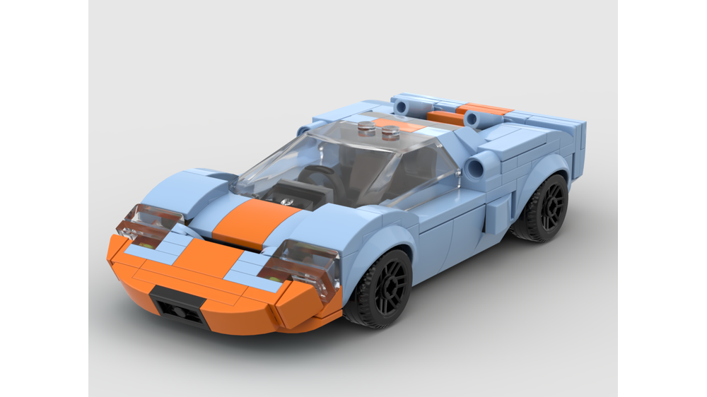 LEGO MOC Ford GT40 Mk1 by BrycCars | Rebrickable - Build with LEGO