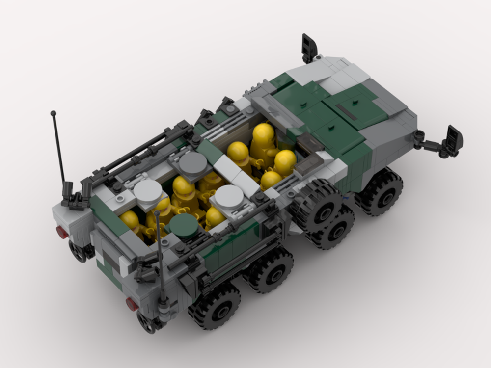 Lego Moc Marine Personnel Carrier By Somerslego Rebrickable Build