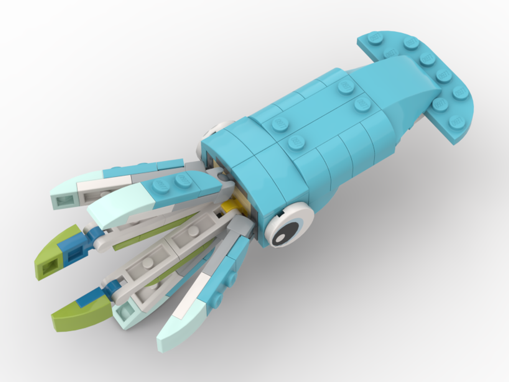 LEGO MOC 31128 Squid by PocMoc | Rebrickable - Build with LEGO