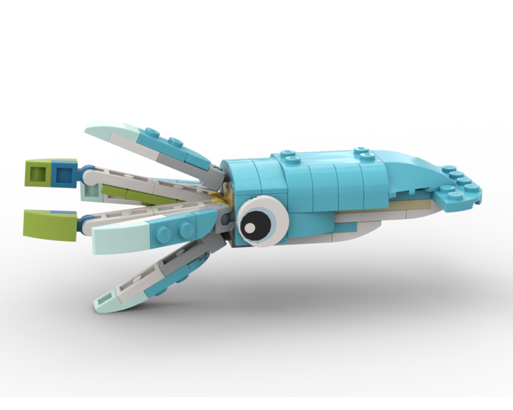 LEGO MOC 31128 Squid by PocMoc | Rebrickable - Build with LEGO