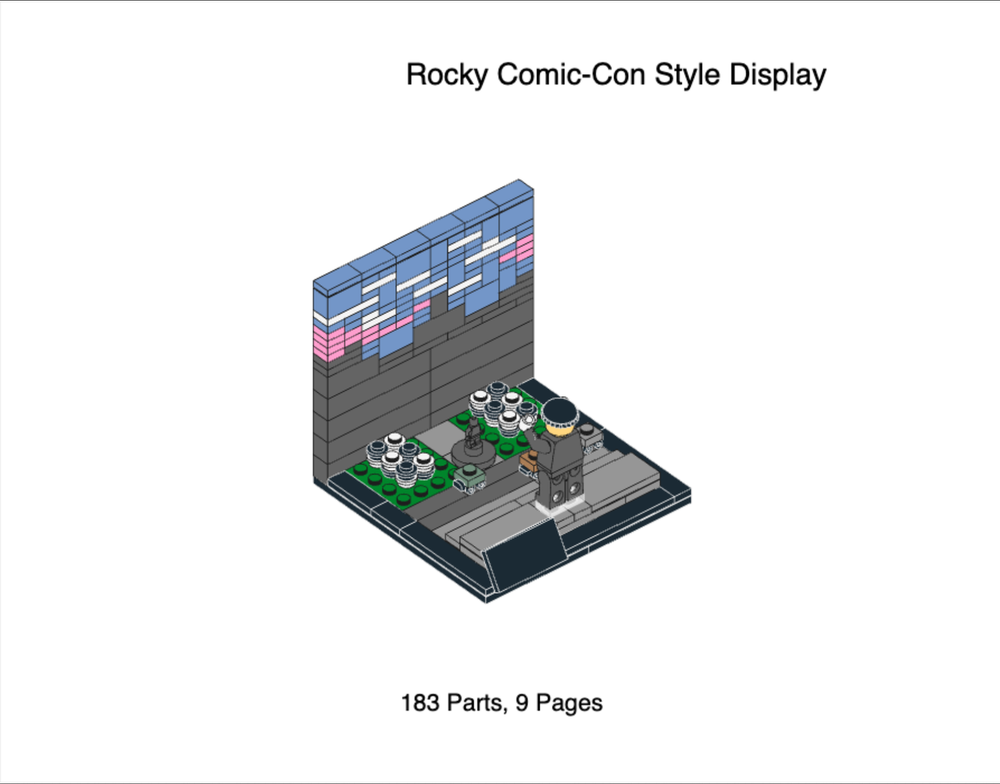 LEGO MOC Rocky Comic-Con Style Display by EatFloorpizza115 ...