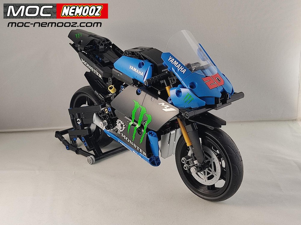 Lego Moc Yamaha Motogp By Moc Nemooz Rebrickable Build With Lego