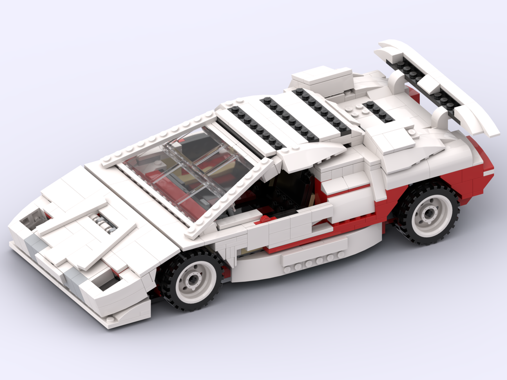 LEGO MOC Lamborghini Countach by Agent Orange | Rebrickable - Build ...