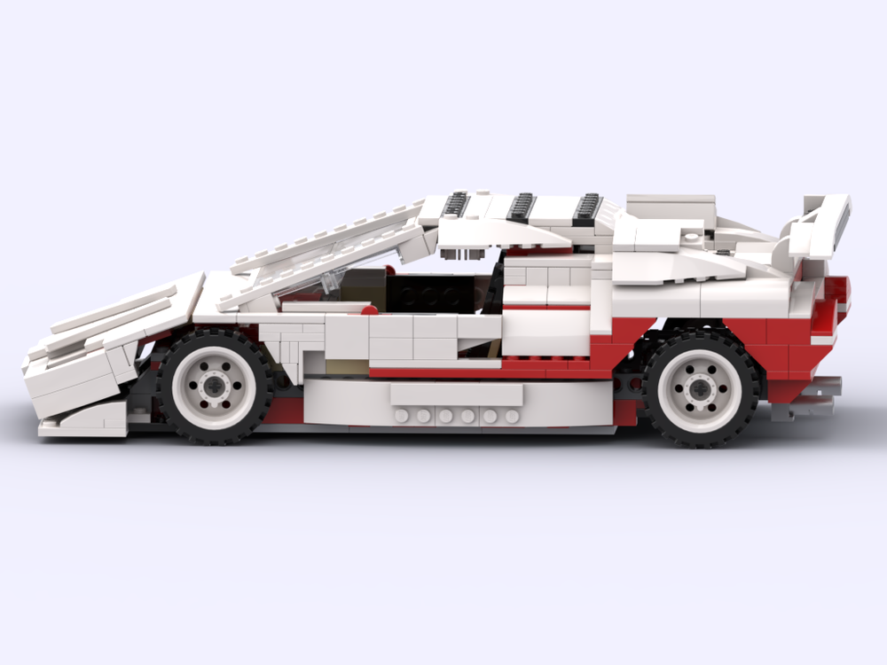LEGO MOC Lamborghini Countach by Agent Orange | Rebrickable - Build ...