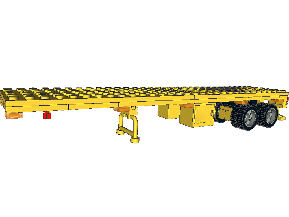 LEGO MOC 2-axle Flatbed Trailer by Klemmbausteinmagie | Rebrickable ...