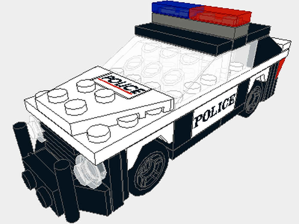 LEGO MOC Police Car by Klemmbausteinmagie | Rebrickable - Build with LEGO