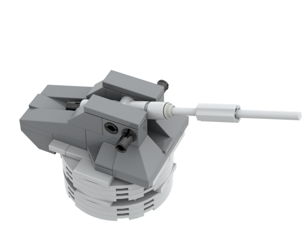 Lego Moc Single Turbolaser Battery By Kuatlegoyards Rebrickable