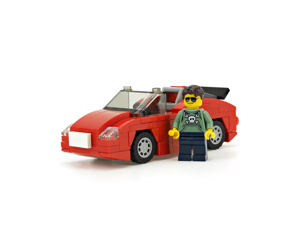 LEGO MOC Red roadster by De_Marco | Rebrickable - Build with LEGO