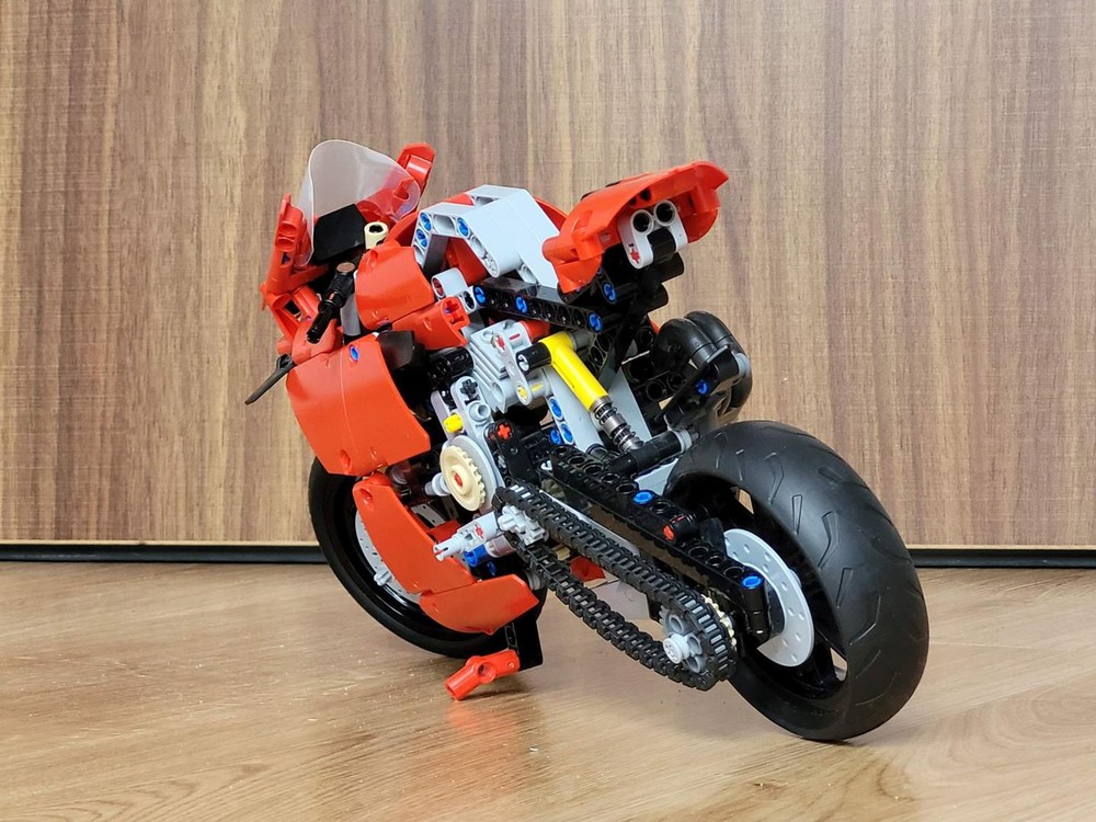 Lego Moc Ducati 42107 Side Stand Kickstand Mod By Atros Rebrickable
