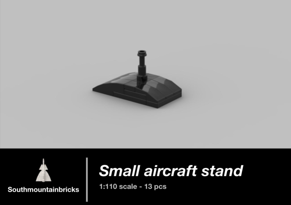LEGO MOC Small aircraft stand [1:110 scale] by Southmountainbricks ...