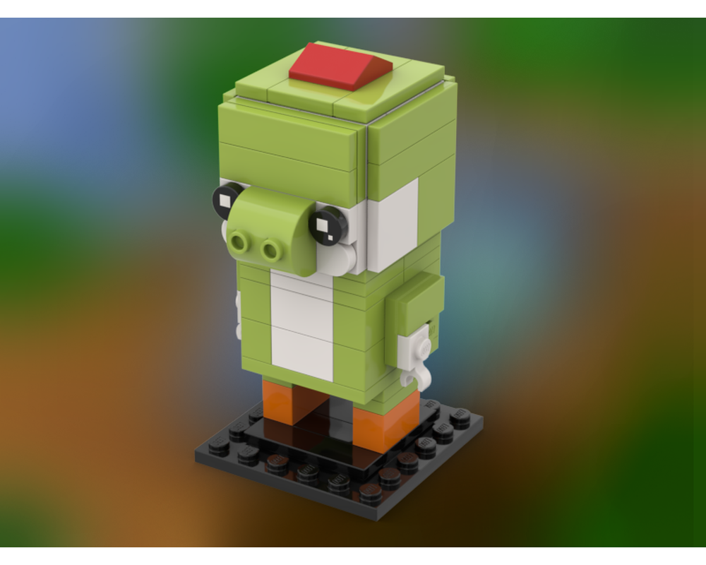 LEGO MOC Yoshi Brickheadz by OnOffL | Rebrickable - Build with LEGO