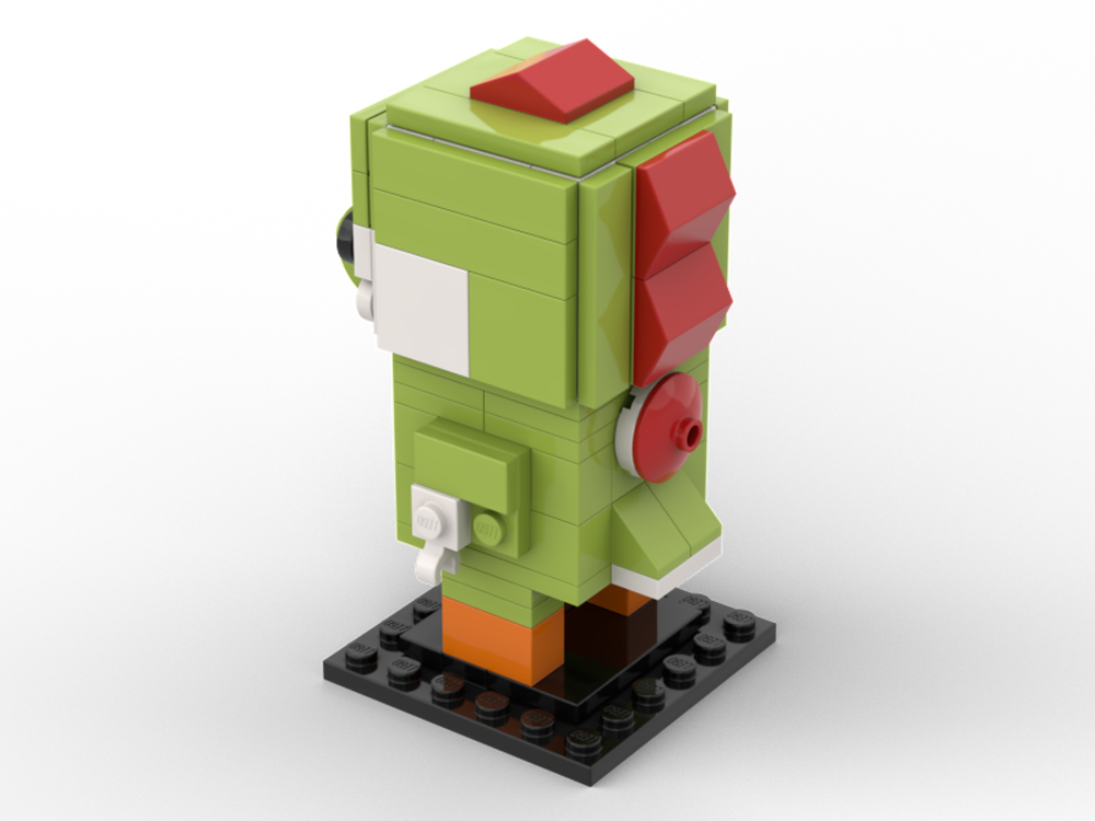 LEGO MOC Yoshi Brickheadz by OnOffL | Rebrickable - Build with LEGO