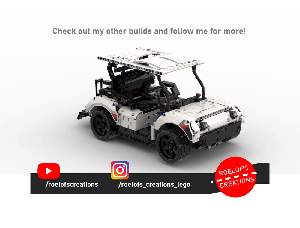 LEGO MOC 42096 B-model GOLFCAR by Roelofs Creations | Rebrickable ...