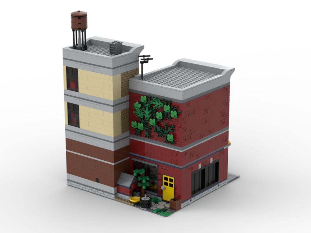 Lego Moc Modular Tuning Workshop By Legofan21 Rebrickable Build