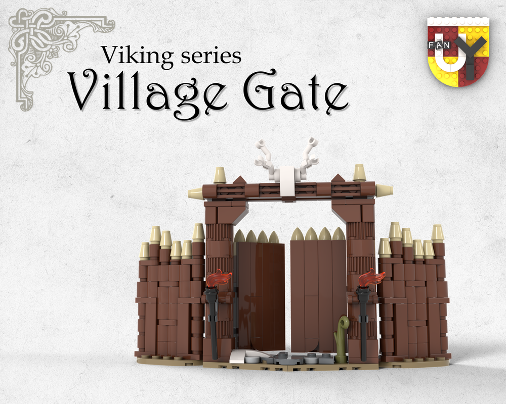 LEGO MOC Village Gate by bricks_fan_uy | Rebrickable - Build with LEGO