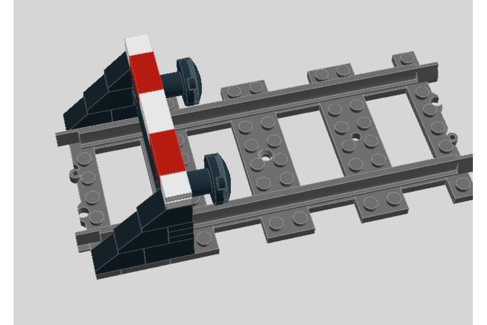 LEGO MOC Rail buffer by macfreek | Rebrickable - Build with LEGO