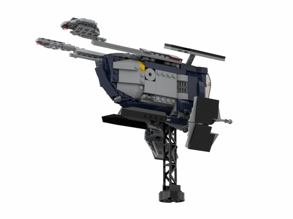 Lego Moc Republic Police Gunship By Lswfiend Rebrickable Build With