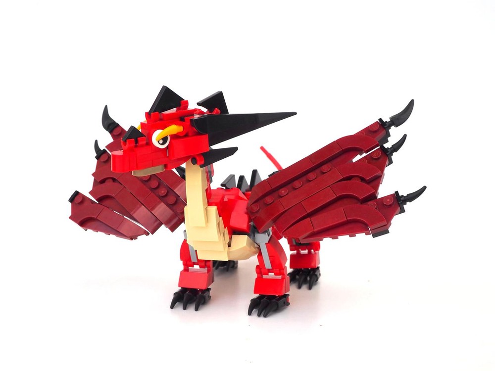 LEGO MOC Little LEGO Smaug by GenevaD | Rebrickable - Build with LEGO