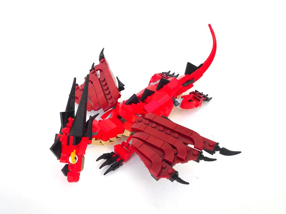 LEGO MOC Little LEGO Smaug by GenevaD | Rebrickable - Build with LEGO