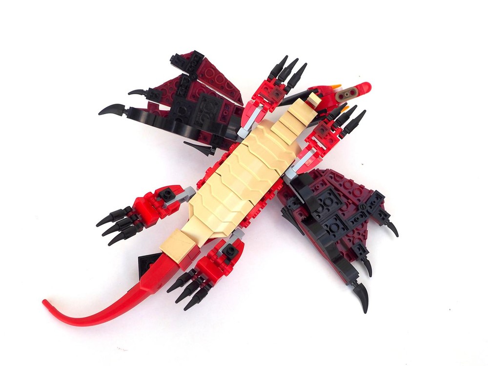 Lego Moc Little Lego Smaug By Genevad Rebrickable Build With Lego