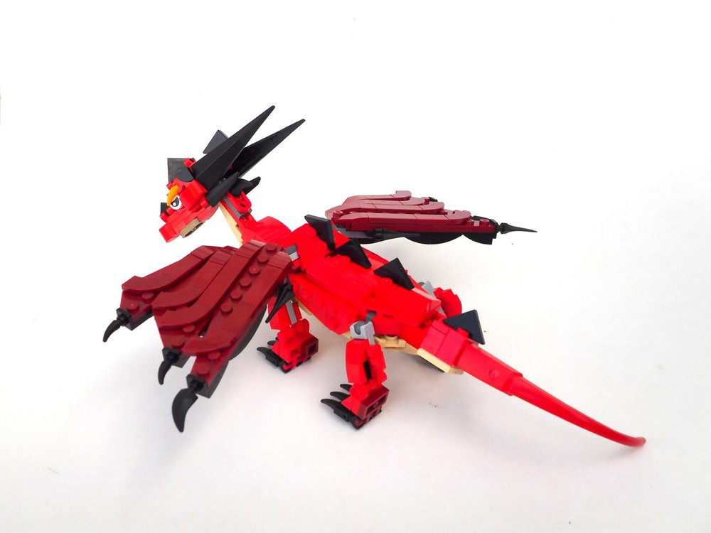 Lego Moc Little Lego Smaug By Genevad Rebrickable Build With Lego